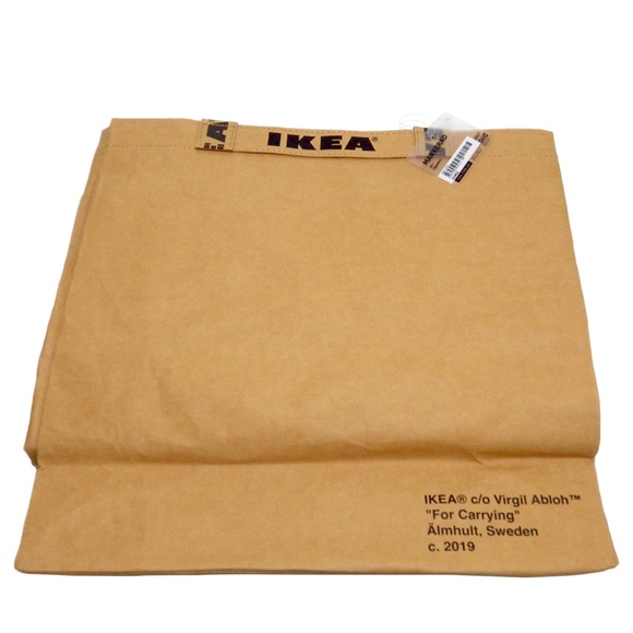 IKEA | Bags | Ikea Sculpture Markerad Medium Virgil Abloh Bag | Poshmark